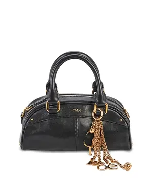 CHLOÉ Leather Bowling Bag