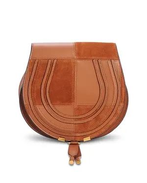 Chloé Marcie Checkered Saddle Bag
