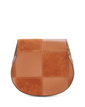 Chloé Marcie Checkered Saddle Bag
