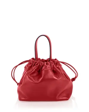 Chloé Marcie Mini Leather Crossbody Bag - Divine Red