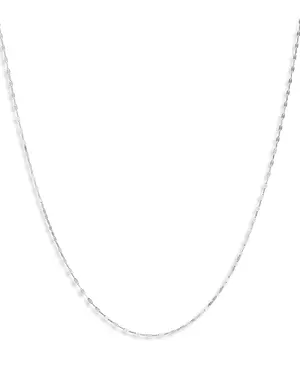 Lana Jewelry Blake Chain Choker Necklace - White Gold