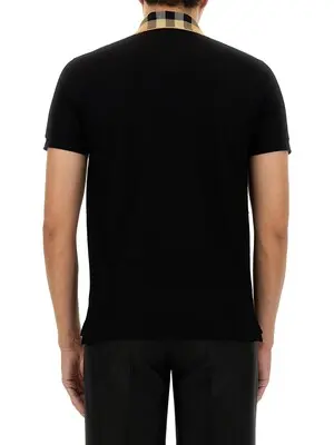 Burberry Cotton Polo - Black