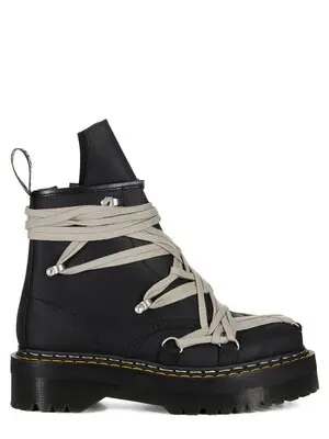 DR. MARTENS X RICK OWENS Quad Sole Megalace Boots - Black