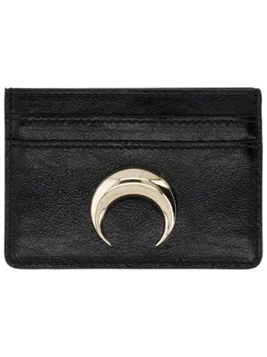 MARINE SERRE Card Holder With Logo - Black