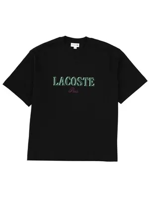 Lacoste T-shirt With Graphics - Black