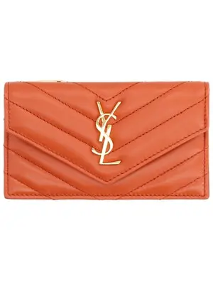 Saint Laurent Card Holder "cassandras - Red