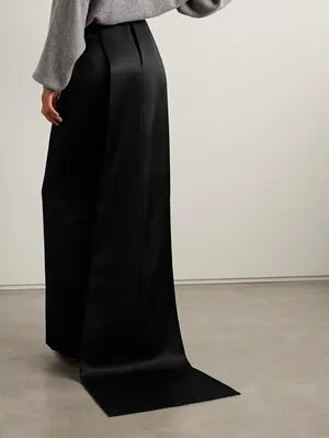 Brandon Maxwell The Monroe Draped Maxi Skirt