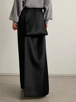 Brandon Maxwell The Monroe Draped Maxi Skirt