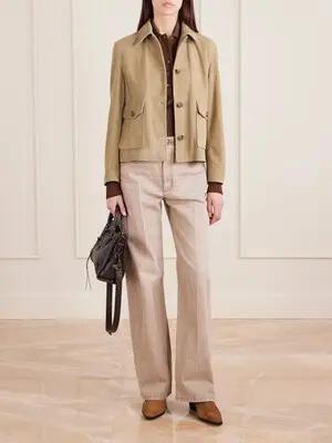 Nour Hammour Louise Suede Jacket