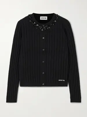 Shushu/tong Ribbed Cardigans For Women