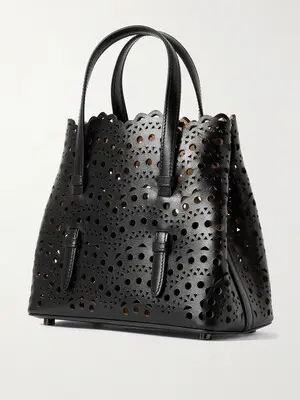 Alaïa Mina 20 Laser-cut Leather Tote