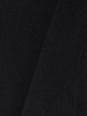 Alaïa Ribbed Jersey Bodysuit - Black