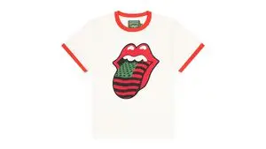 DENIM TEARS X Rolling Stones Ringer Tee Shirt
