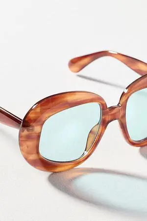I-SEA Sleek Oval Sunglasses