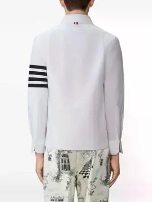 Thom Browne 4-bar Oxford Polo Shirt - White
