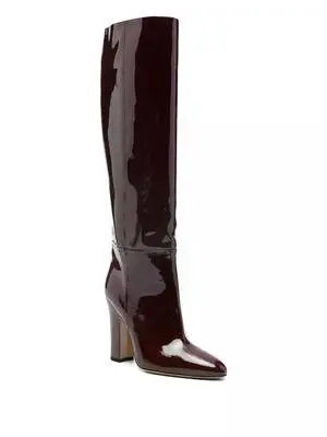 Paris Texas 105mm Pointed Block Heel Boots