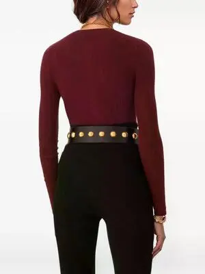 Chloé Ribbed Henley T-shirt