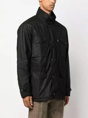 Barbour Sapper Wax-finish Jacket - Black