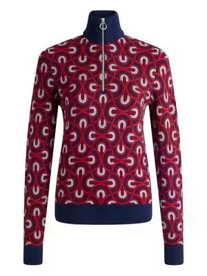 Fusalp Half-zip Sweater - Red
