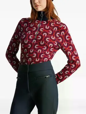 Fusalp Half-zip Sweater - Red