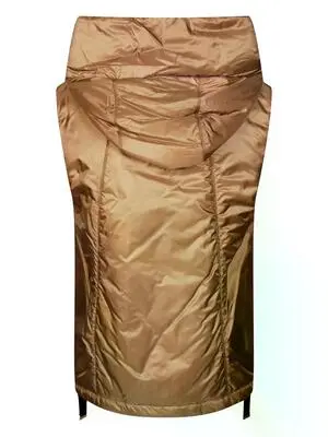 Max Mara Hooded Gilet - Brown