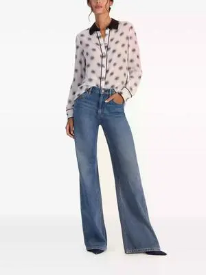 Alice + Olivia Willa Printed Shirt