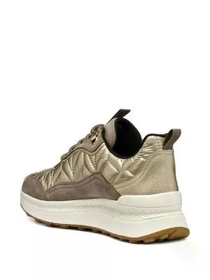 Geox Quilted Lace-up Sneakers