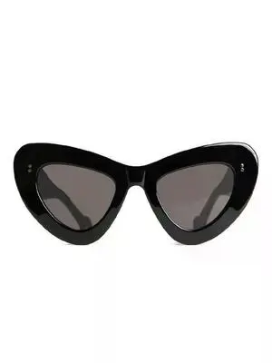 JW Anderson Butterfly-frame Sunglasses - Black