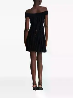Balmain Glitter Off-the-shoulder Top