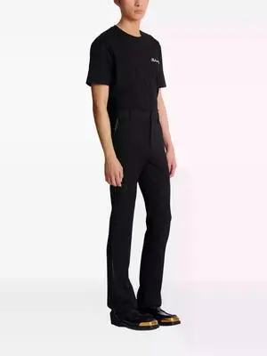 Balmain Crystal-embellished Wool Trousers