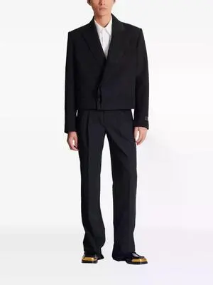 Balmain Grain De Poudre Wool Blazer