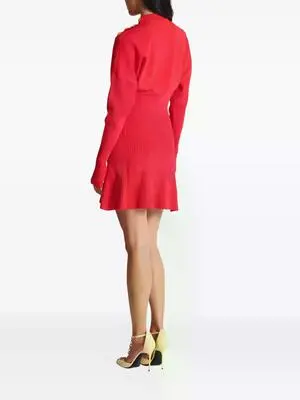 Balmain Short Flared Knit Dress