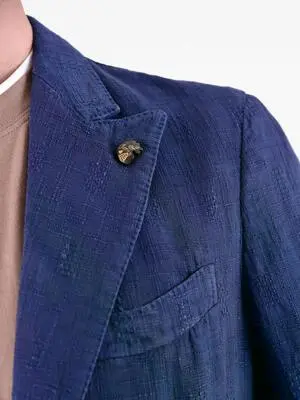 GABRIELE PASINI Textured Single Breasted Blazer