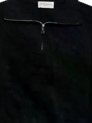 Officine Générale Half-zip Ribbed Sweater