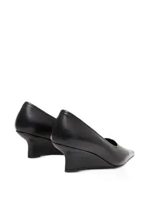 TOTEME Sharp Nappa Wedge Pumps