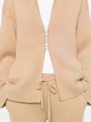 Soft Goat Zip Cardigan