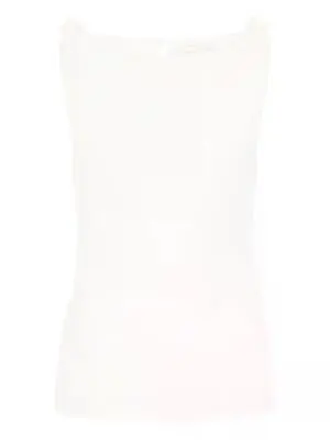 Faithfull The Brand Knot Detail Linen Top - White