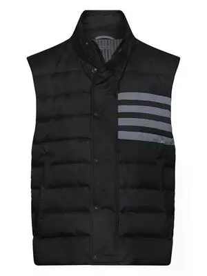 Thom Browne 4-bar Side-pockets Gilet - Grey