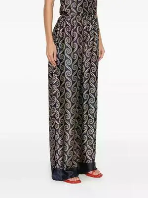 Faithfull The Brand Jensen Pattern Trousers - Blue