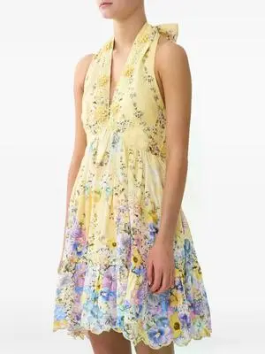Camilla Mini Dress With Ruffle Hem