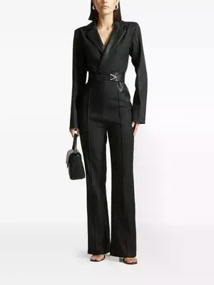 Manière De Voir Tailored Belted Jumpsuit