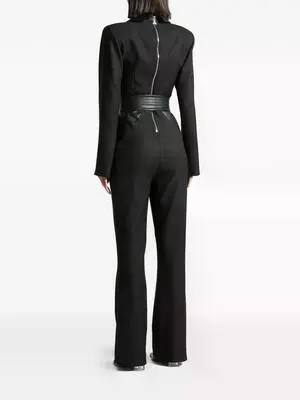 Manière De Voir Tailored Belted Jumpsuit
