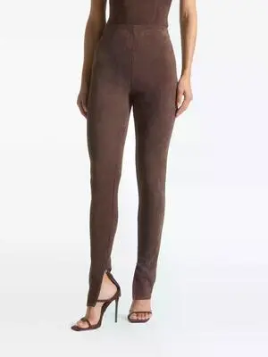 Manière De Voir Faux-suede Leggings