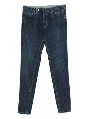 Incotex Buttoned Jeans - Blue