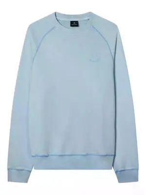Paul Smith Embroidered-logo Sweatshirt - Blue