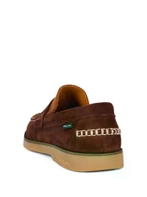 Paul Smith Suede Loafers With Contrast Stitching