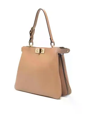 Fendi Turnlock Handle Tote