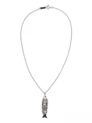 MARANT Isabel Articulated Fish Pendant Necklace - Silver
