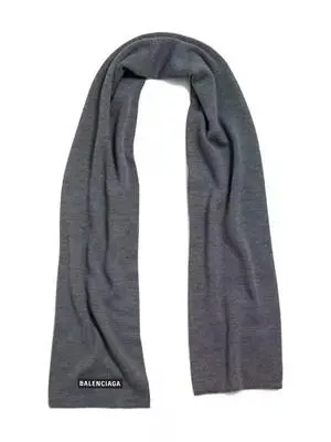 Balenciaga Logo-patch Scarf