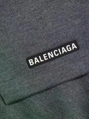 Balenciaga Logo-patch Scarf